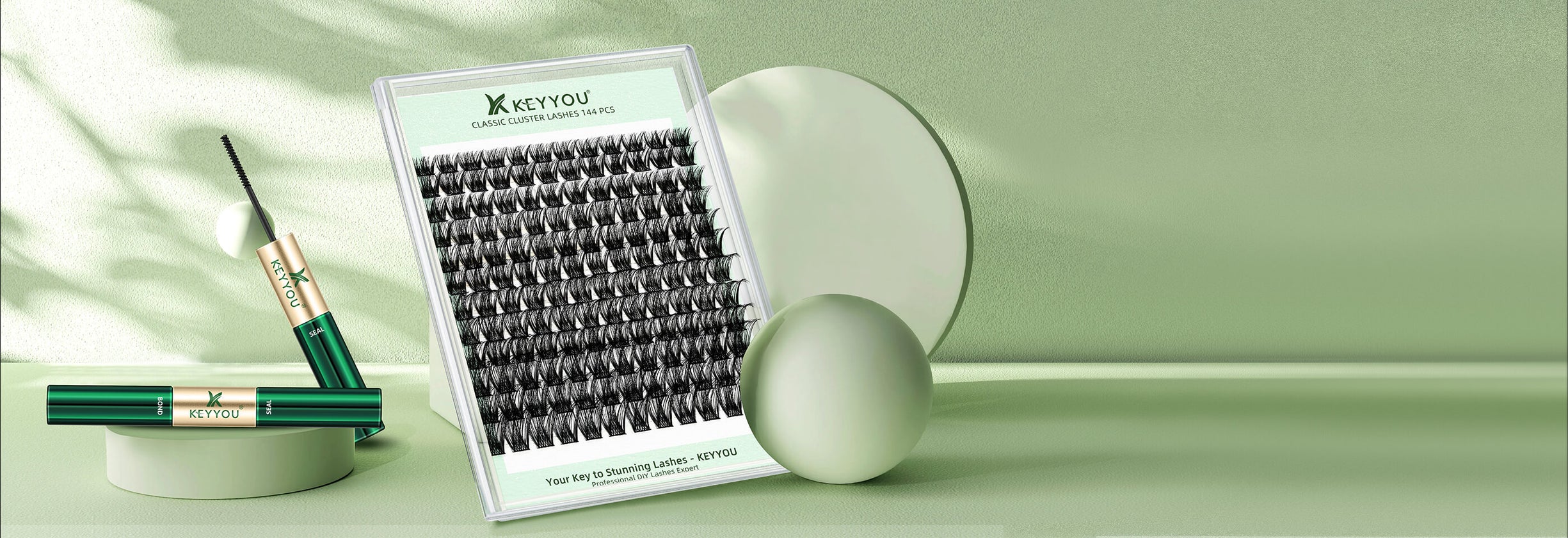 Sustainable Cluster Lashes & DIY Lashes Accessories | KEYYOU®