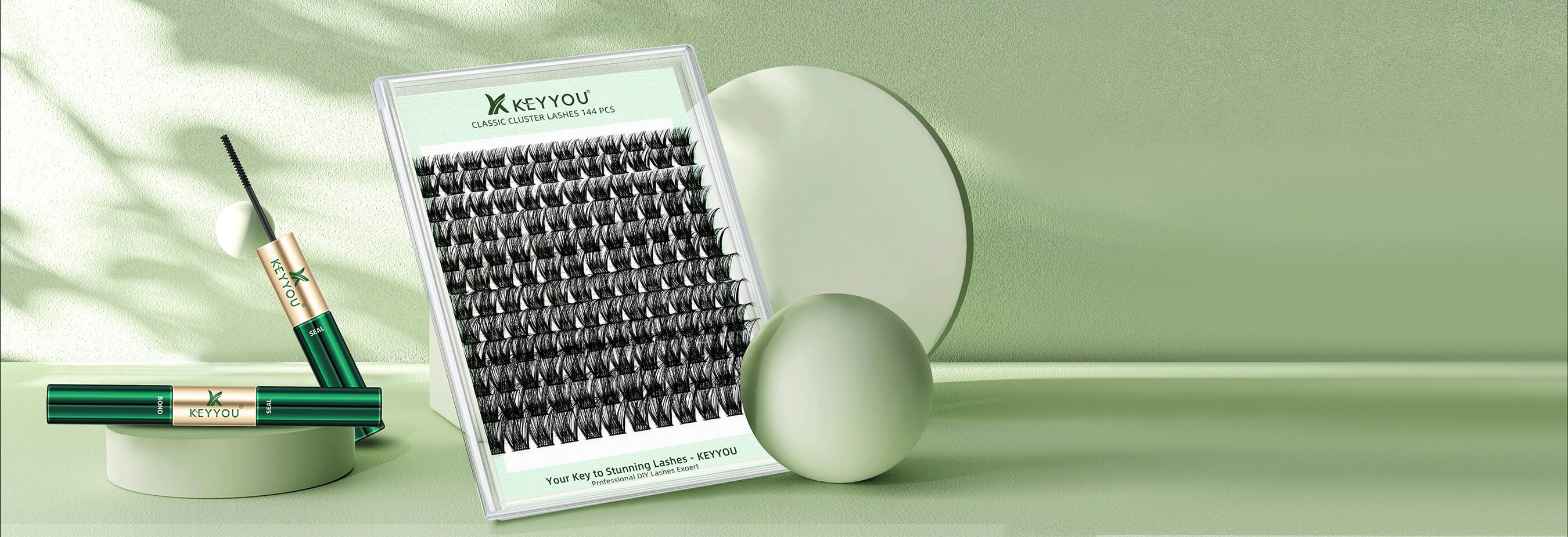 Sustainable Cluster Lashes & DIY Lashes Accessories | KEYYOU®