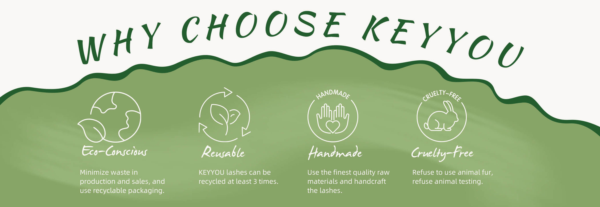 Sustainable Cluster Lashes & DIY Lashes Accessories | KEYYOU®