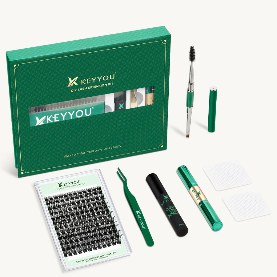 KEYYOU Starter Kit - The Best Choice for Cluster Lashes Beginners