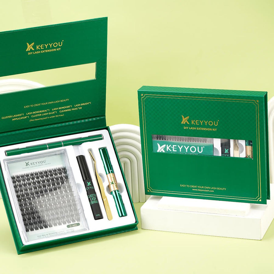 KEYYOU Starter Kit - The Best Choice for Cluster Lashes Beginners